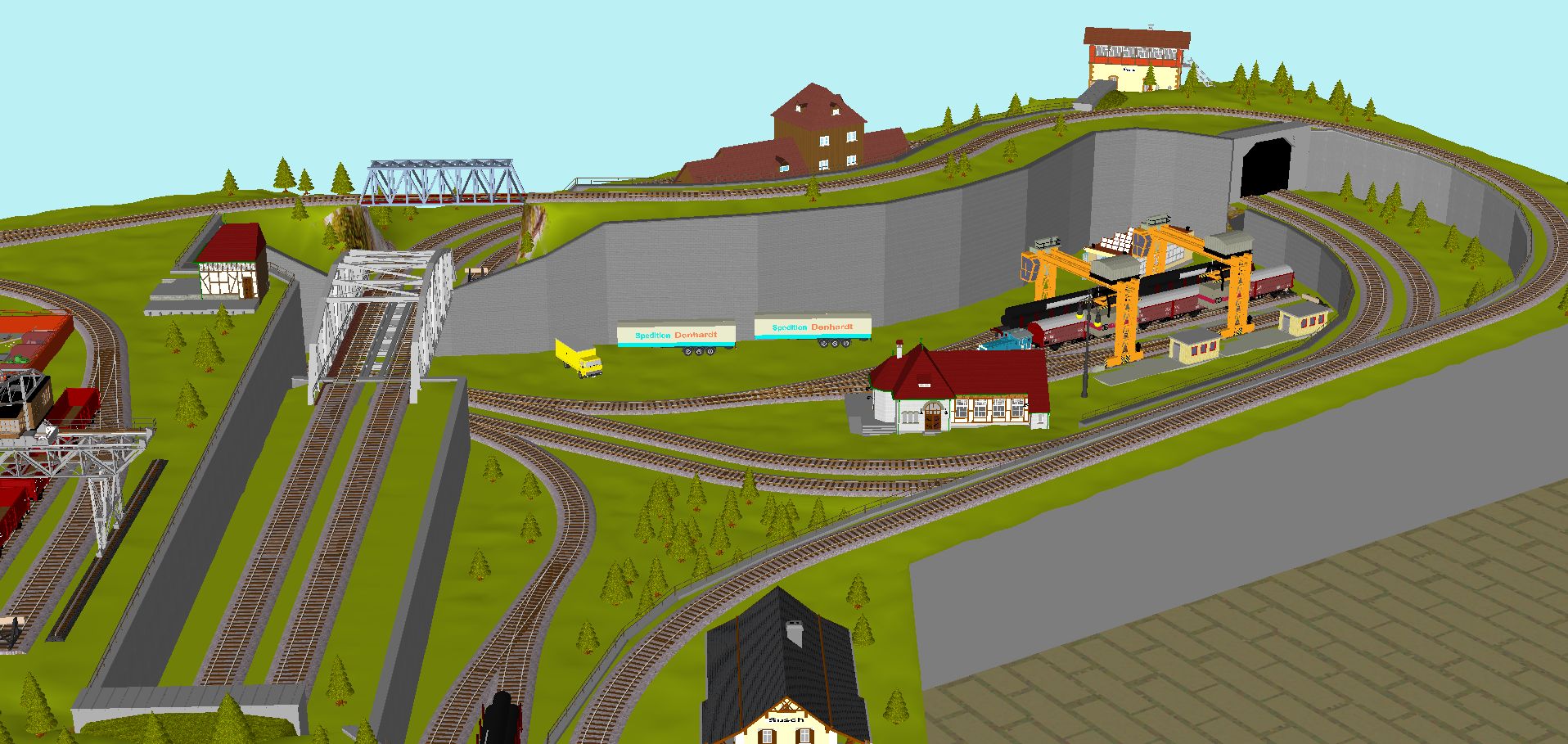 Gleisplan #036 – L-Form – für Piko A-Gleis H0 – Gleispläne 24/7
