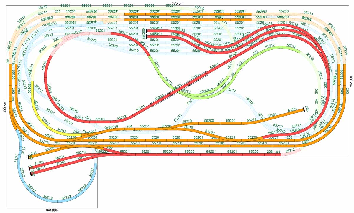 Piko A-Gleis Gleisplan Beispiele – Gleispläne 24/7